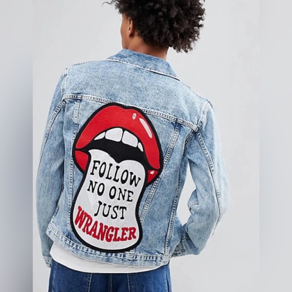 Wrangler | Jackets & Coats | Wrangler Retro Born Ready Follow No One ...